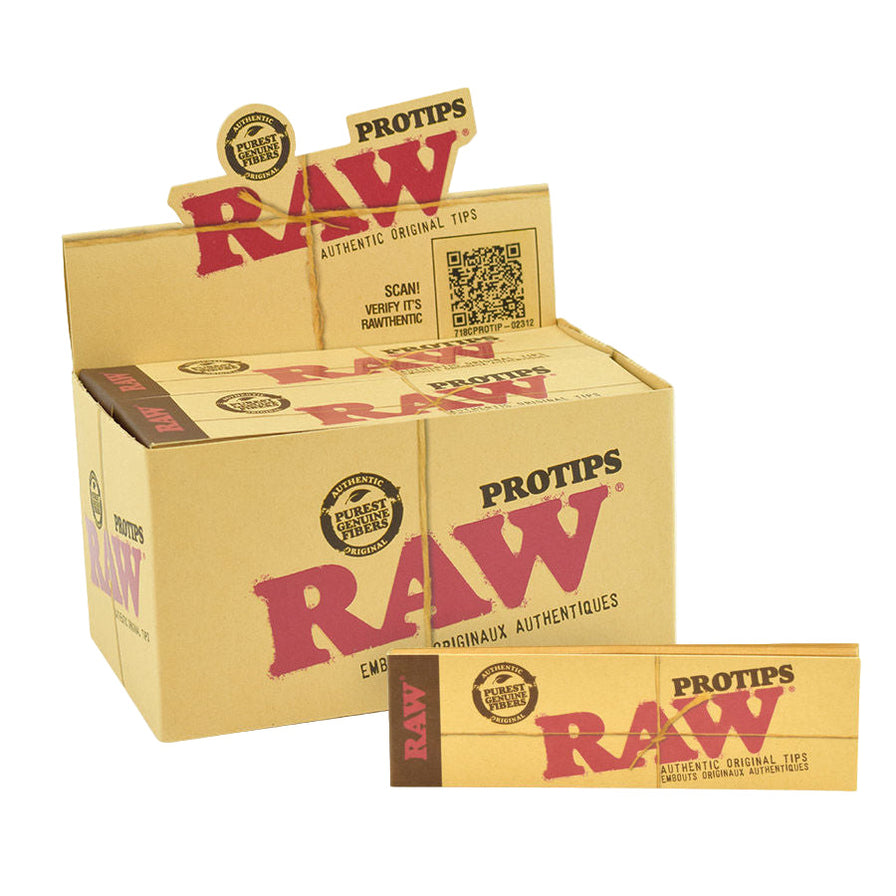RAW | Tips – PROTIPS (21 per Pack / 24 Packs per Box) — Bong Outlet Canada