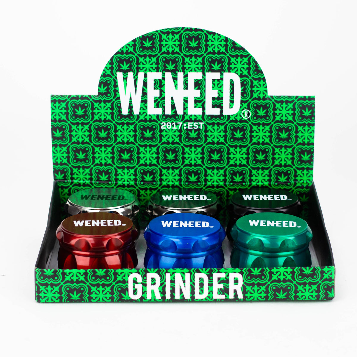 WENEED | Metal UFO Grinder 4pts — Bong Outlet Canada