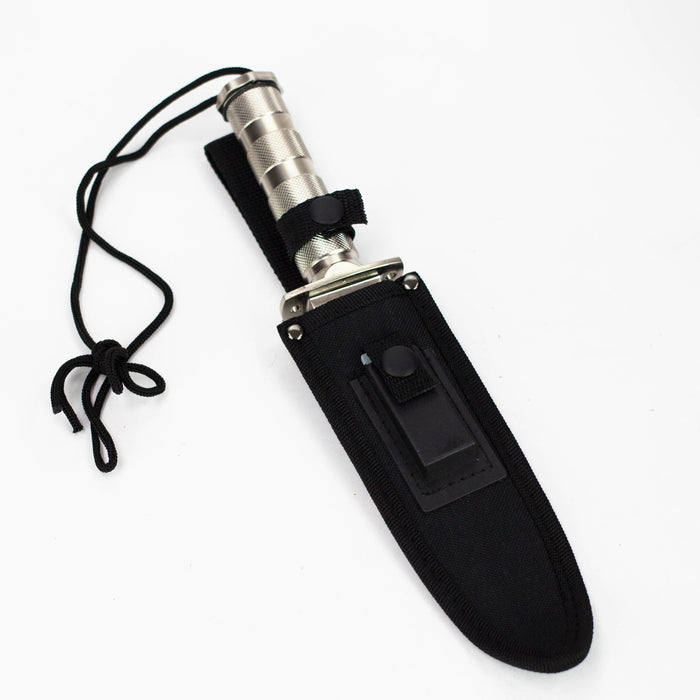 THE BONE EDGE | 10.5" Stainless Steel Blade Survival Knife with Sheath ...