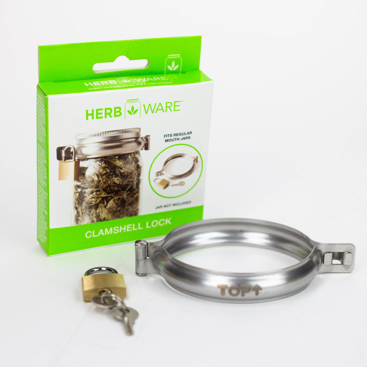 HERBWARE | Mason Jar Pad Lock — Bong Outlet Canada