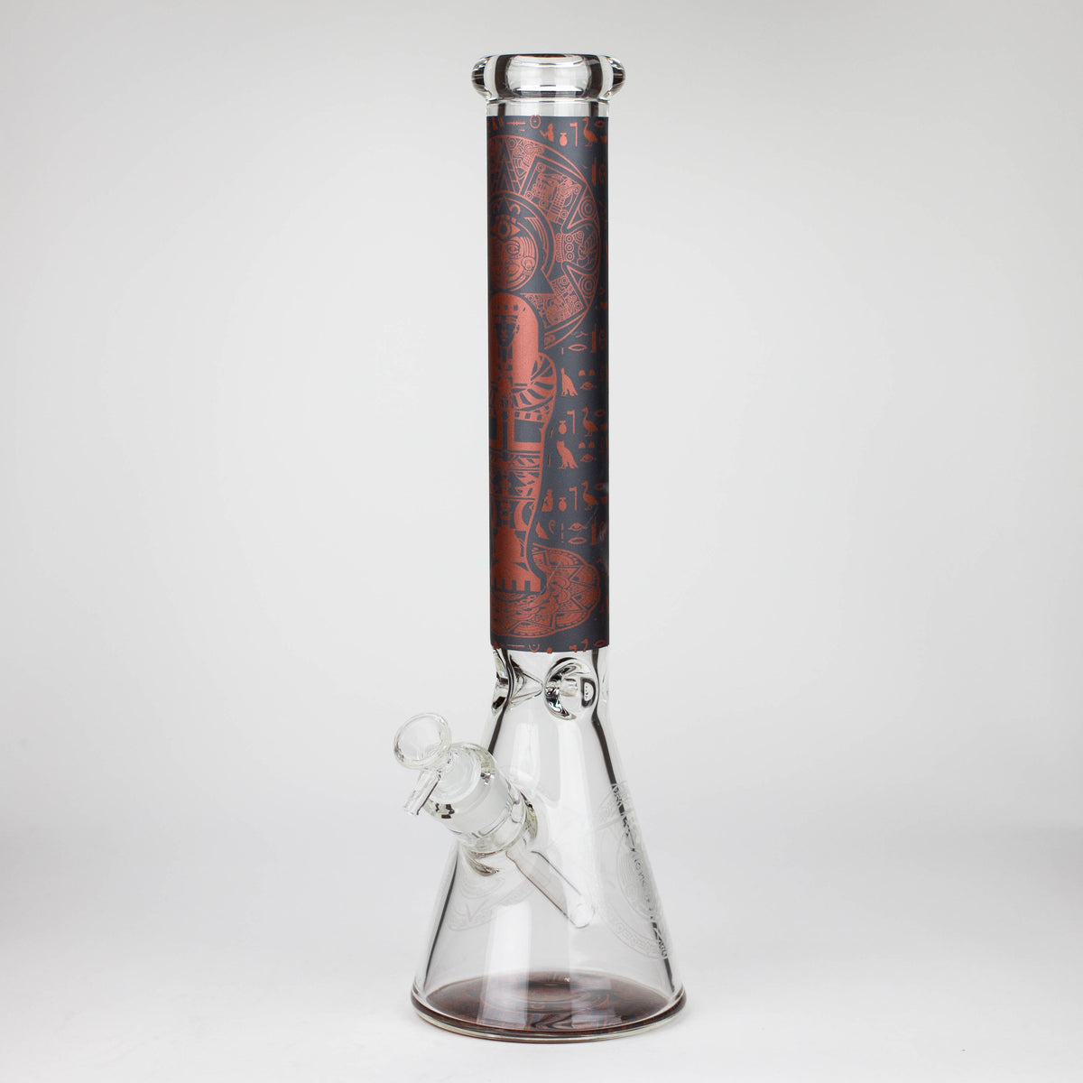 15.5" Egyptian Hieroglyph / 7 mm / Glass Bong [LL034-RED] — Bong Outlet ...