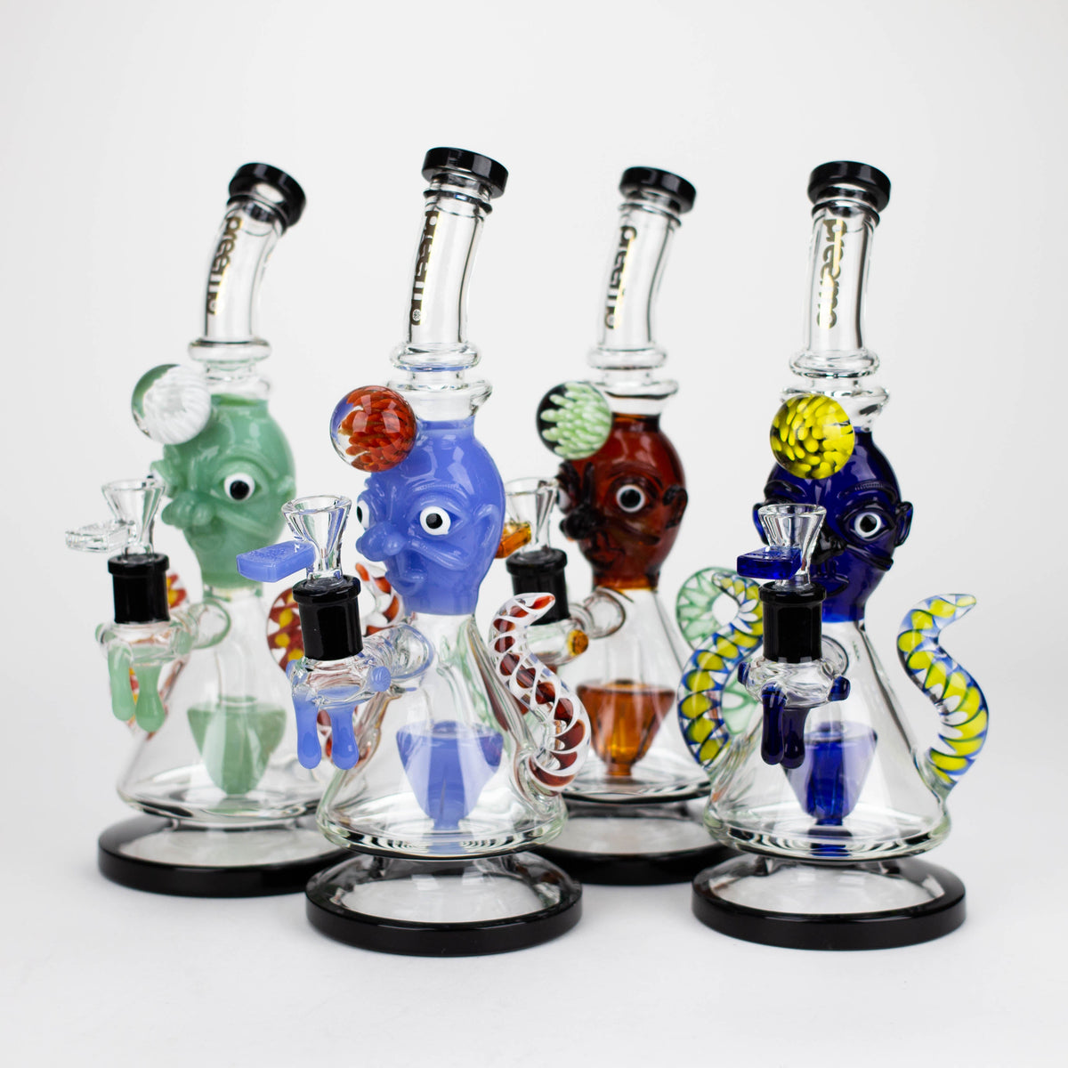 preemo | 11 inch Spiked Goblin Gobs Bubbler [P089] — Bong Outlet Canada