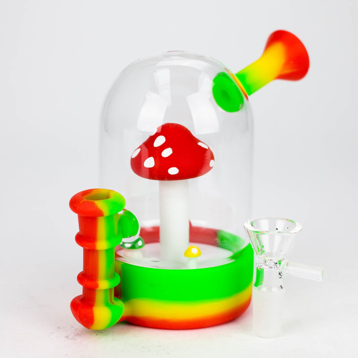 6'' Waterwheel water pipe-Mushroom — Bong Outlet Canada
