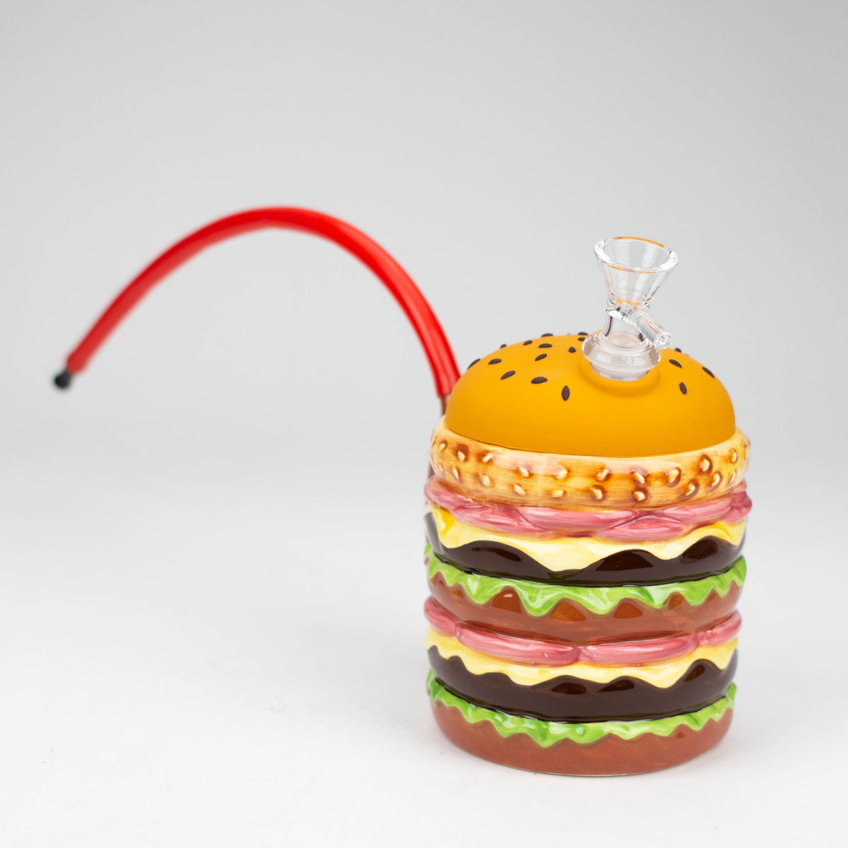 Cermic Hamburger Mug Water Pipe [H319] — Bong Outlet Canada