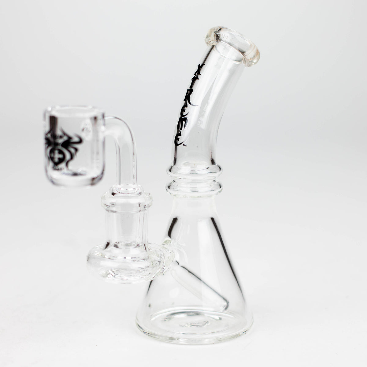 Xtreme | 5" Oil Rig with quartz banger [R002] — Bong Outlet Canada