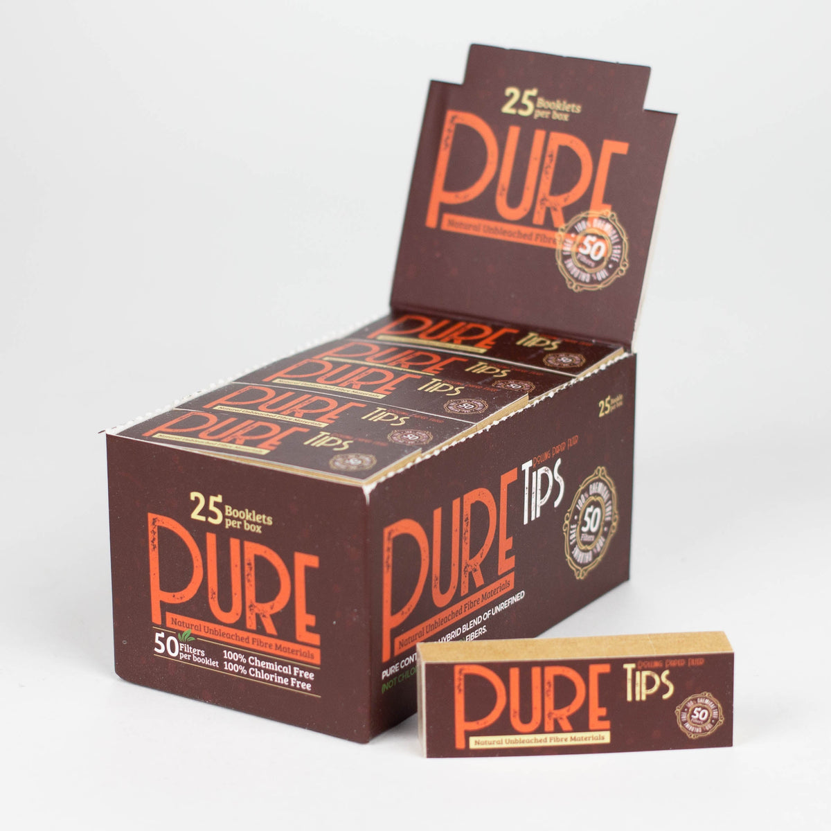 PURE | Filter Tips Box of 25 — Bong Outlet Canada