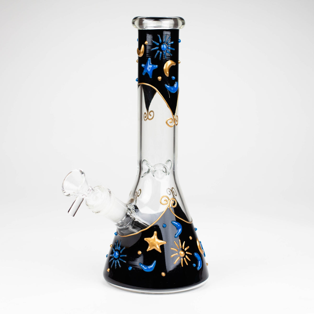 Z10" 3D Glass Bong With The Sky Design — Bong Outlet Canada