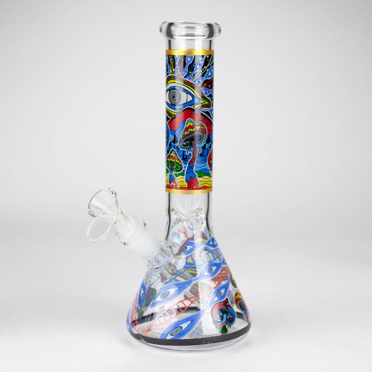 Z10" Glass Bong With Eye Design — Bong Outlet Canada