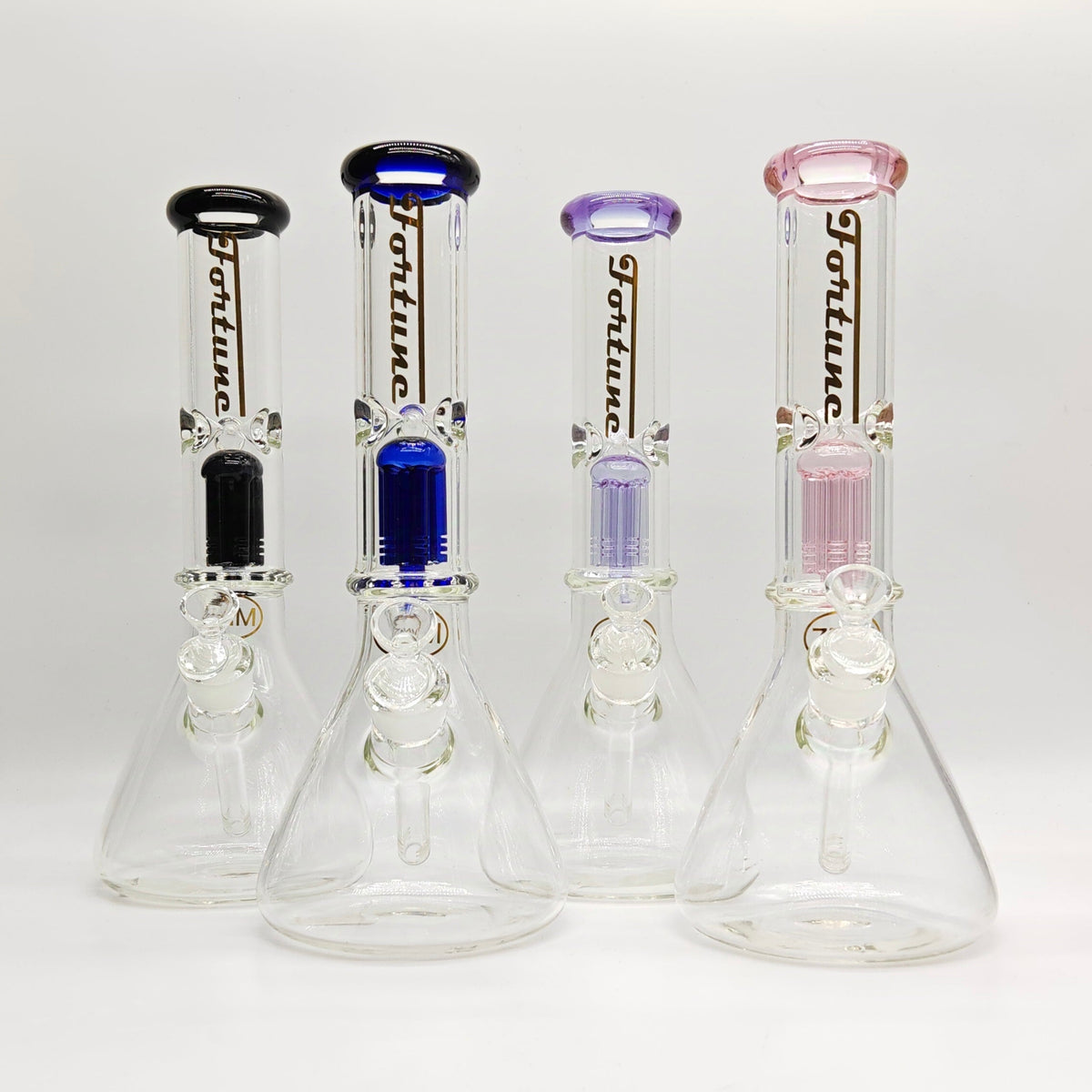 Fortune | 14" 7mm Tree Percolator Beaker Glass Bong [P145007] — Bong ...