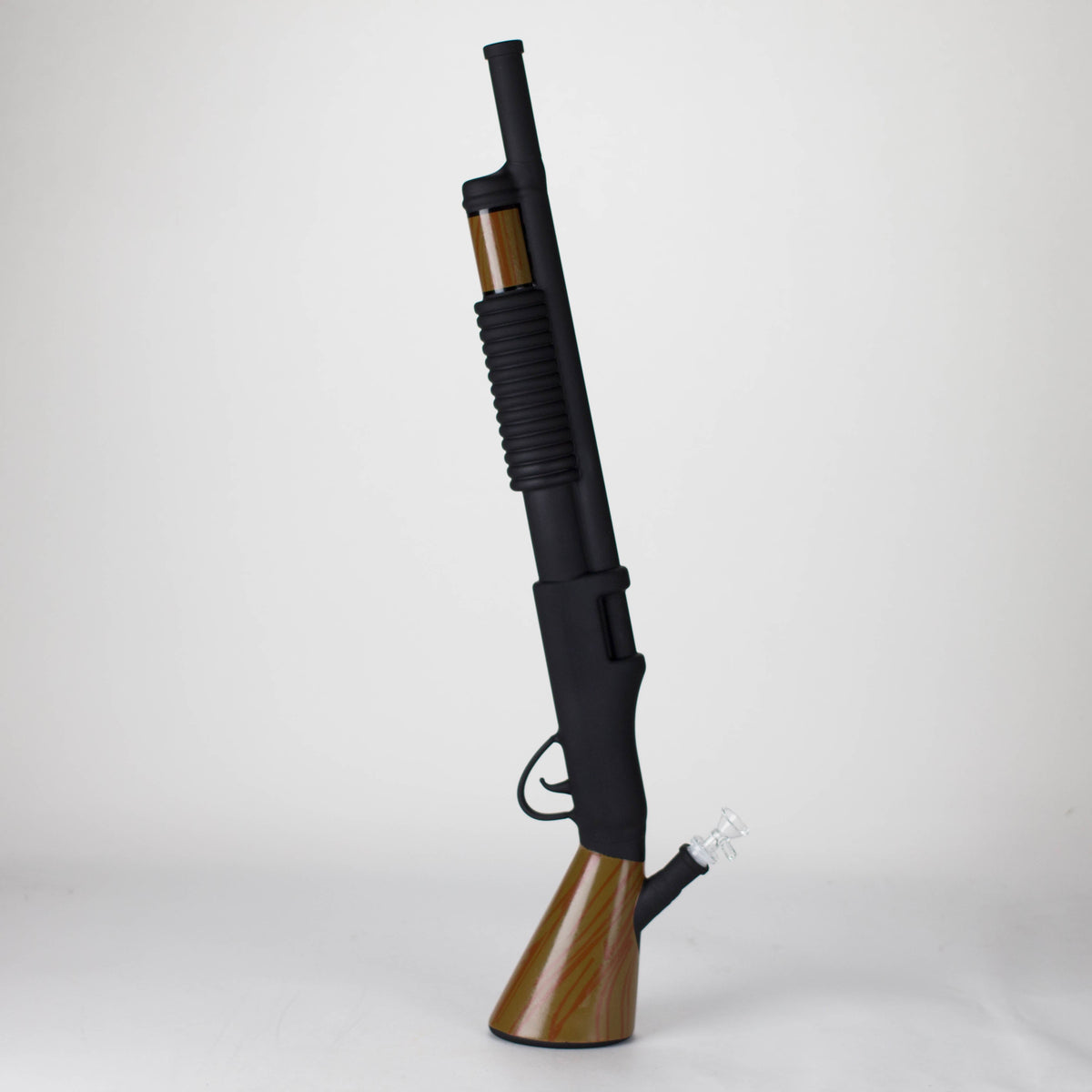 27" Painted Shotgun Design Glass Bong with Display Stand [GU006] — Bong ...