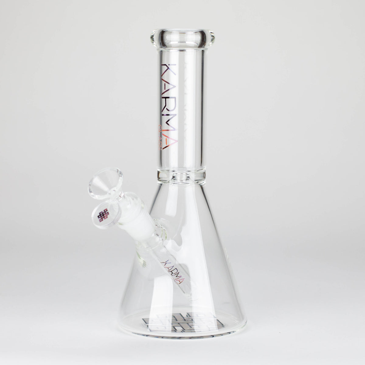 Karma | 9" Skinny Beaker Glass Bong — Bong Outlet Canada