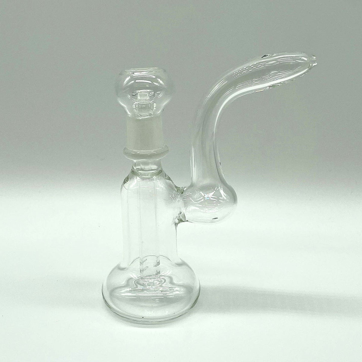 Oil Bubbler Clear Water Pipe 4inch [PIP619] — Bong Outlet Canada
