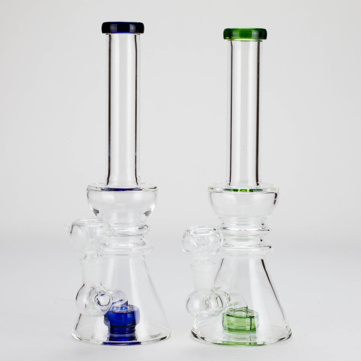 11" Stemless Glass Bong with Diffuser – 14mm Bowl Joint — Bong Outlet ...