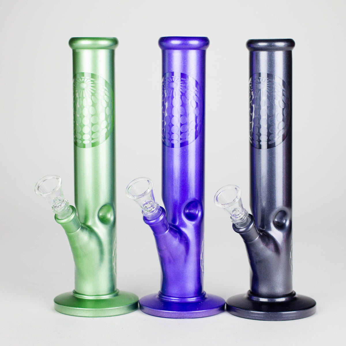 10" Straight Tube Water Pipe with Ball Pattern | Durable Glass – Assor ...