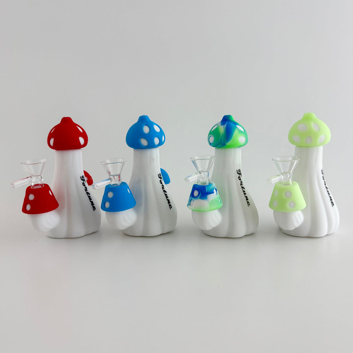 Fortune | 5" Mushroom Silicone Waterpipe — Bong Outlet Canada