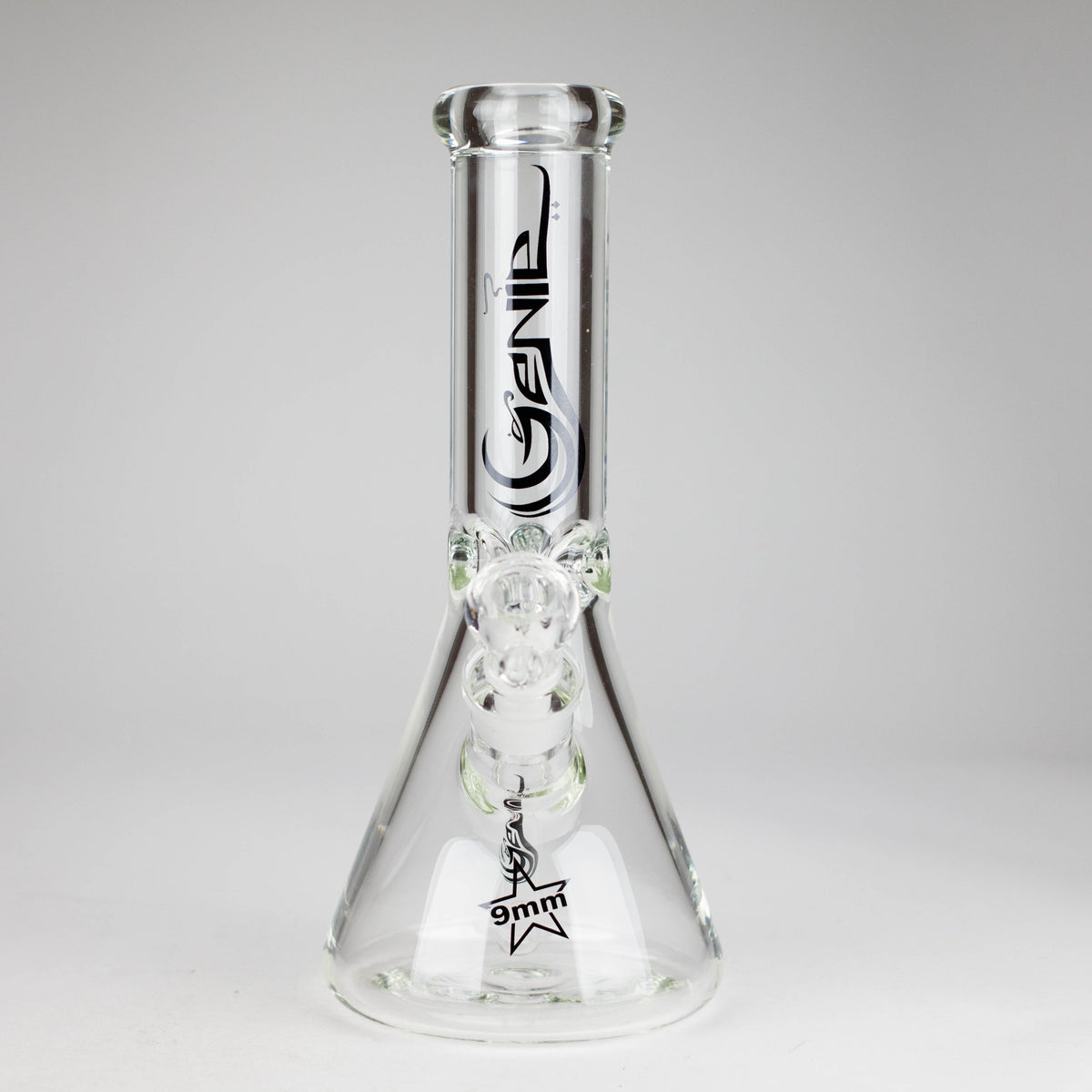 Genie | 12" 9mm Glass Beaker Bong [GL15] — Bong Outlet Canada