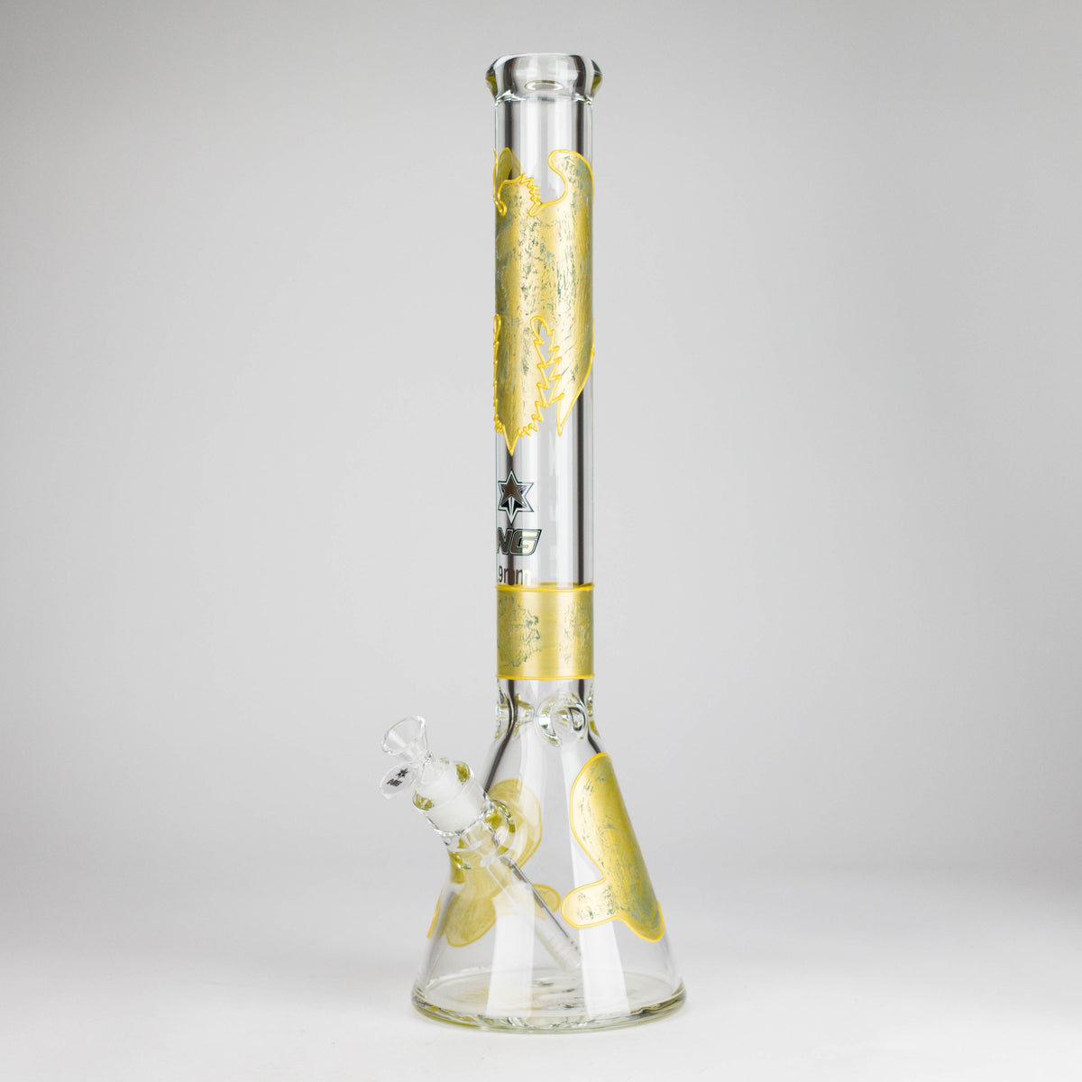 NG | 18" 9mm Metallic Eagle and Skull Beaker [L745] — Bong Outlet Canada