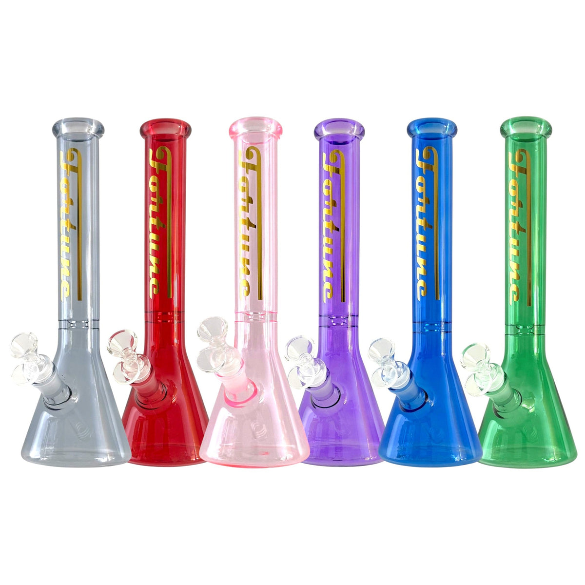 Fortune | Prism 12" Colored Beaker Bong — Bong Outlet Canada