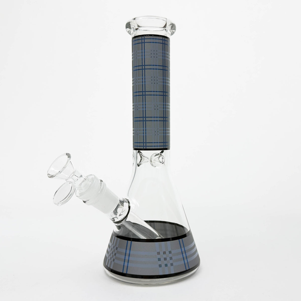 10" Glass Beaker Bong with Rectangle Print Design – [FT510] — Bong ...