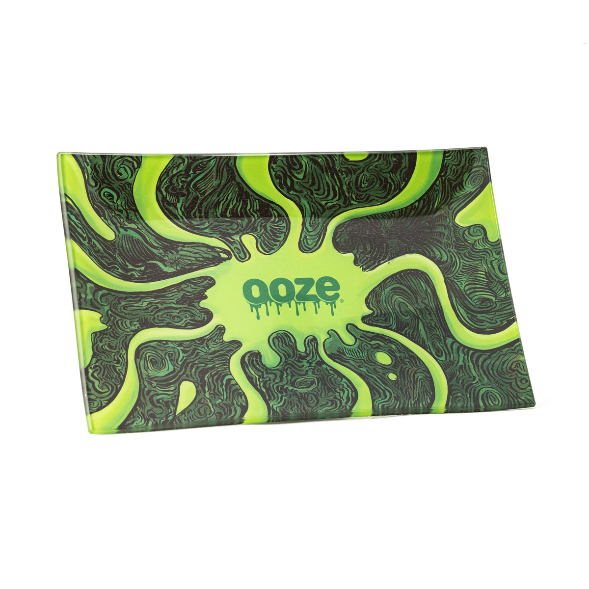 Ooze | Shatter Resistant Glass Rolling Tray – Abyss — Bong Outlet Canada