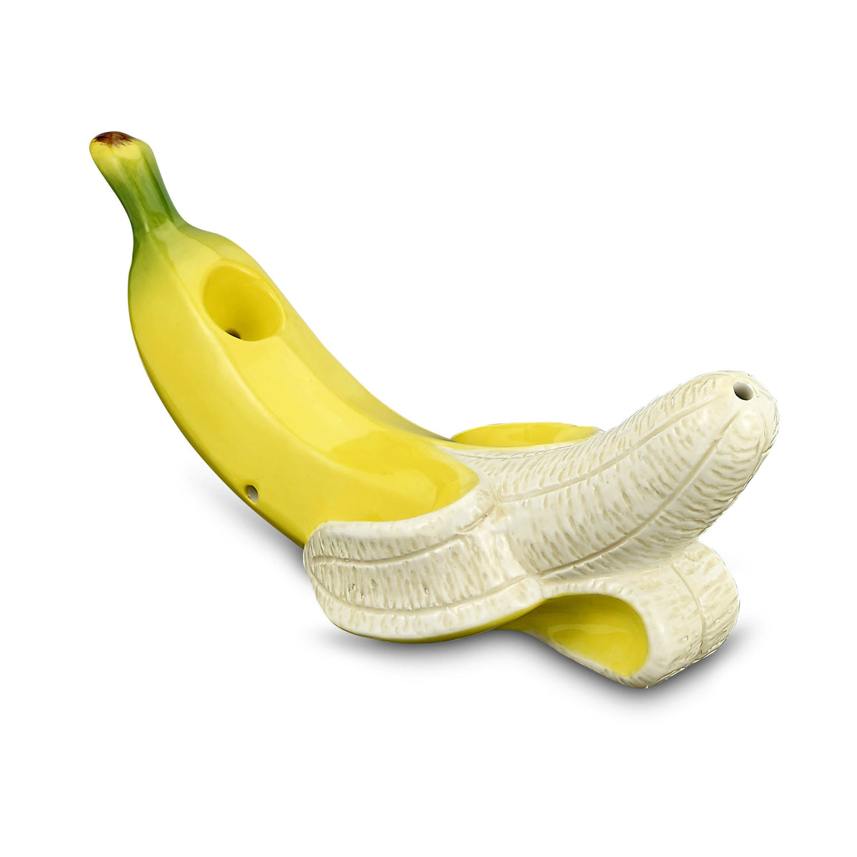 banana pipe - curvy tropical fruit pipe — Bong Outlet Canada