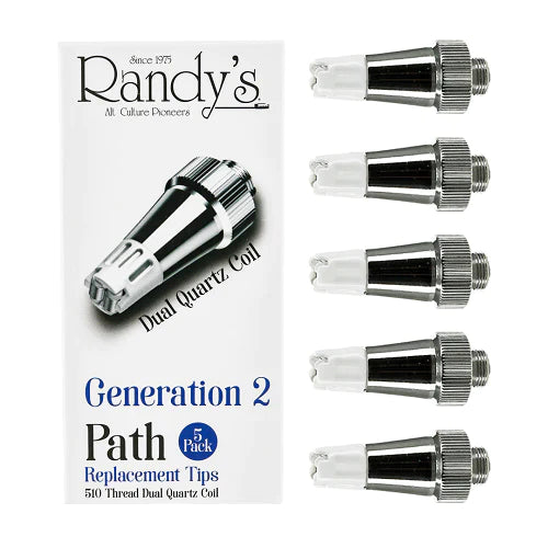 Randy's Path 2nd Generation Replacement Tips 5ct - Dual Quartz — Bong ...