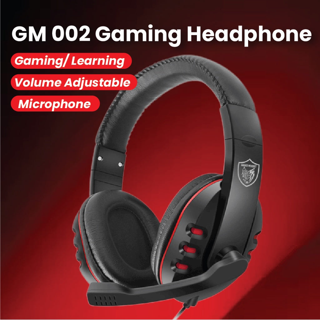 HEADPHONES PGM-002 HEADSET GAMING WITH MIC — Bong Outlet Canada