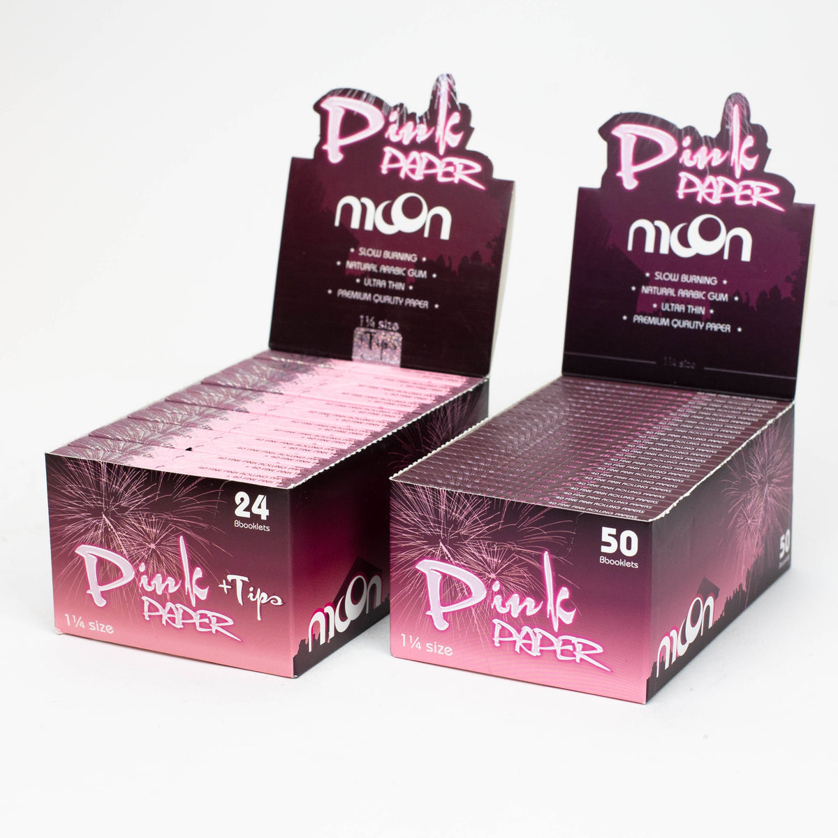 MOON - COLOR PINK PAPER — Bong Outlet Canada