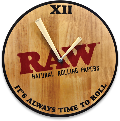 RAW | WOODEN CLOCK — Bong Outlet Canada