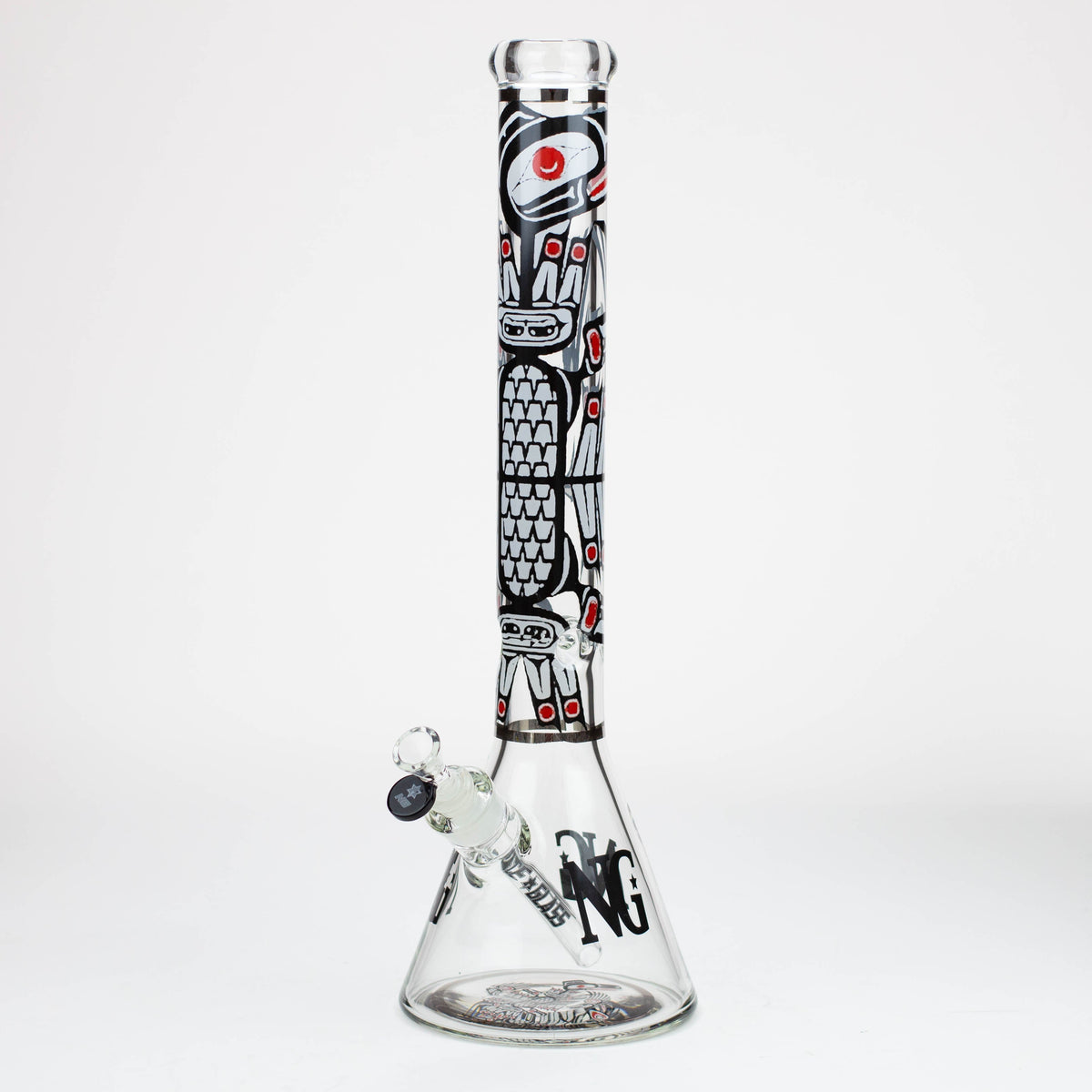 NG-18 inch 7mm Aboriginal Totem Beaker [YN1098] — Bong Outlet Canada