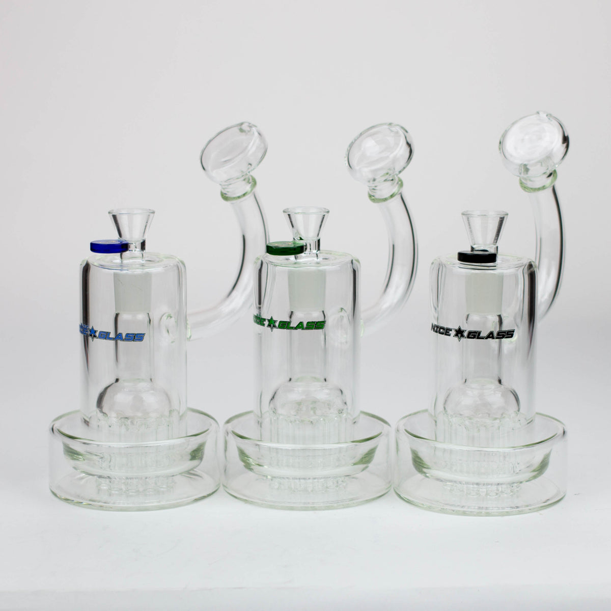 NG-8 inch 11-Arm Round Base Bubbler [YN1144] — Bong Outlet Canada