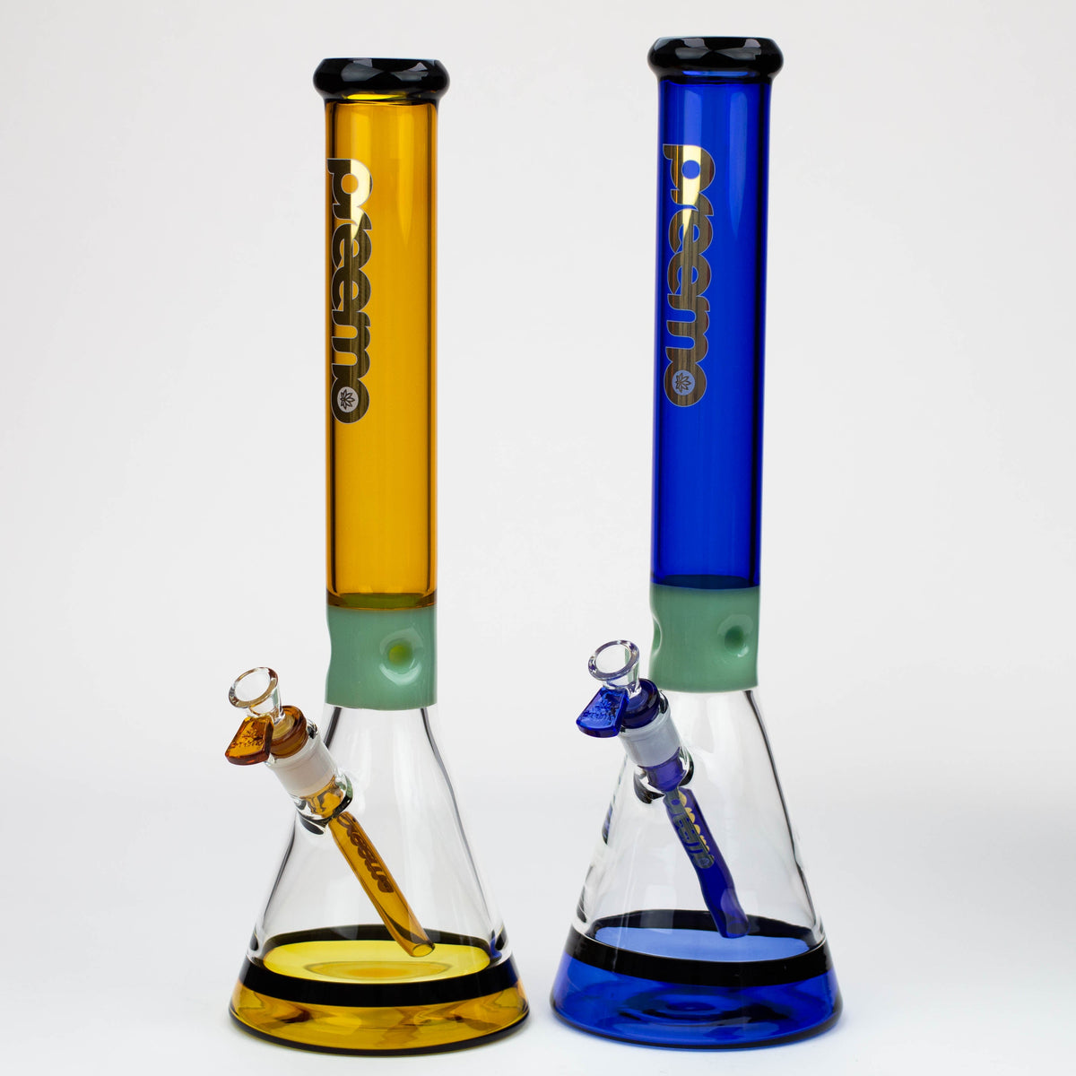 preemo - 17.5 inch Jade Pinch Beaker [P023] — Bong Outlet Canada