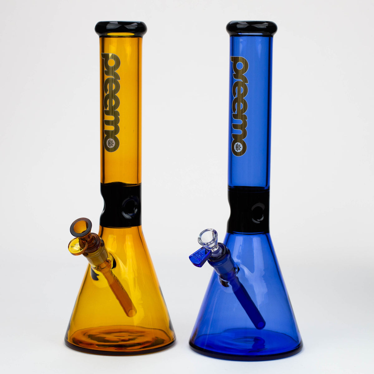 preemo - 15.5 inch Black Pinch Full Color Beaker [P025] — Bong Outlet ...