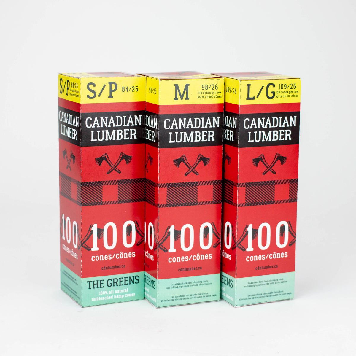 CANADIAN LUMBER PRE- ROLLED CONE MINI TOWERS OF 100 CONES — Bong Outlet ...