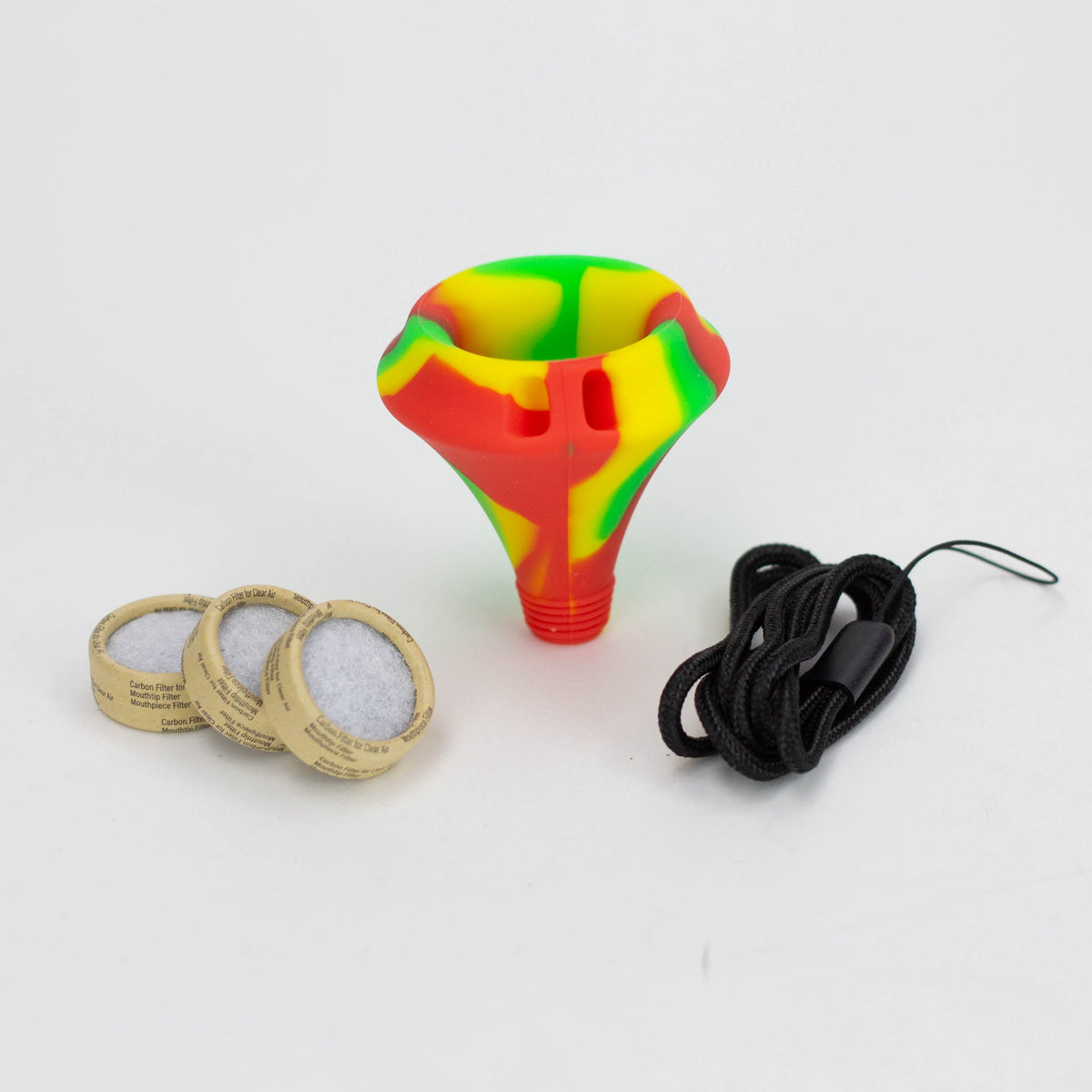 Silicone Mouthpiece with activated carbon filter — Bong Outlet Canada