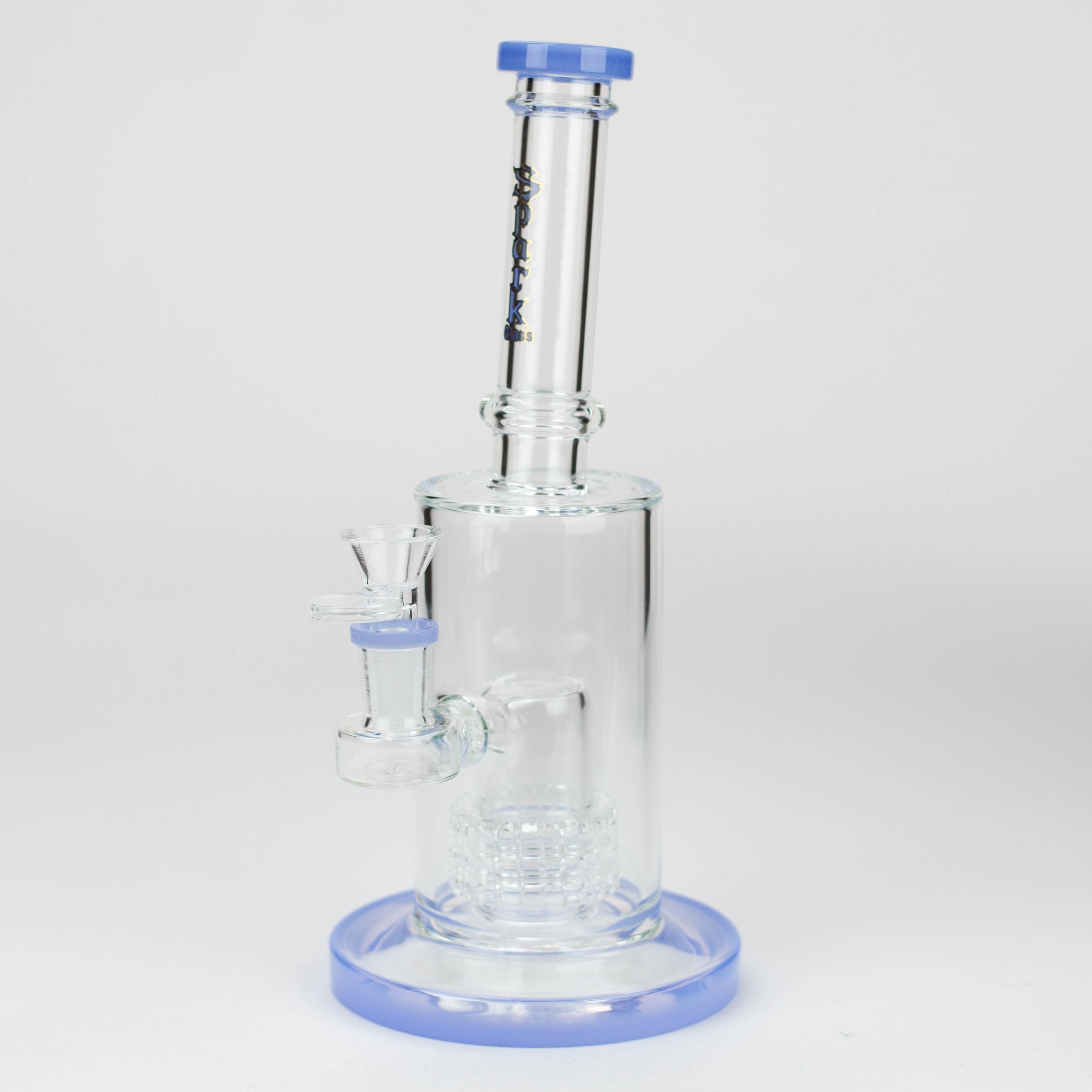 Spark - 10" SPARK barrel diffuser glass water bong — Bong Outlet Canada