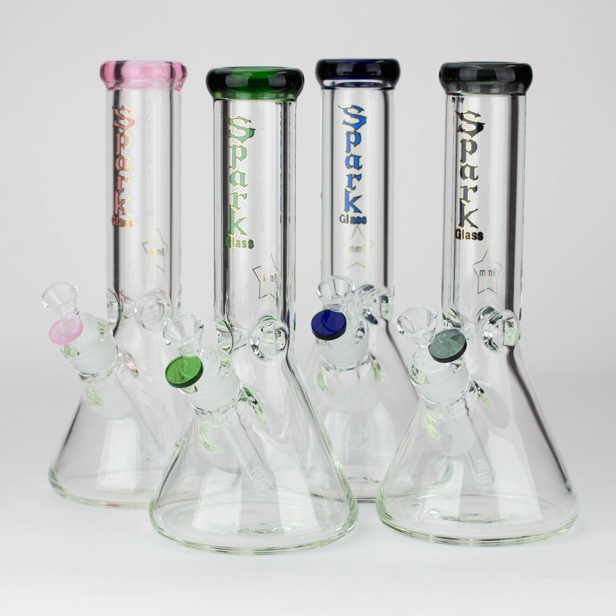 12" SPARK 9 mm glass beaker water bong [GB223] — Bong Outlet Canada