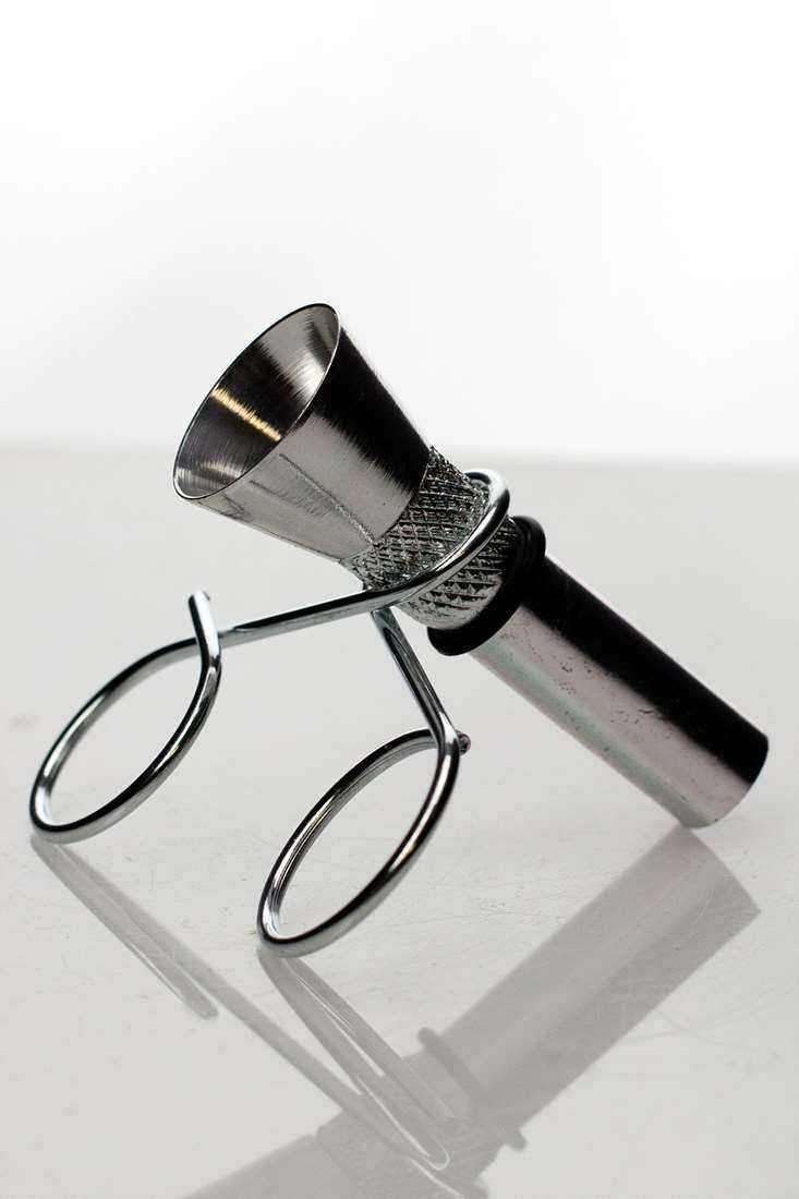 Metal bowl slide with clip — Bong Outlet Canada