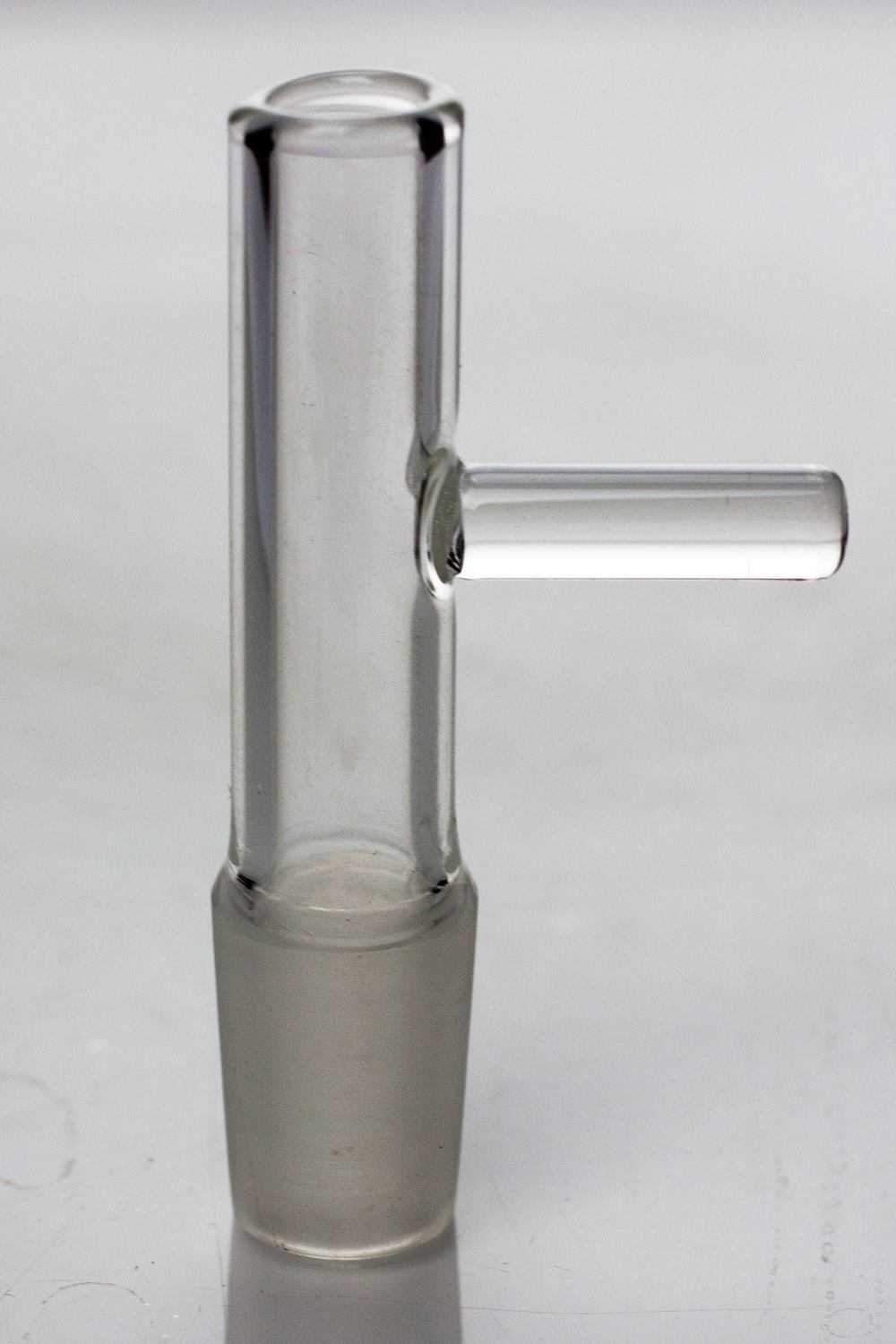 Glass popper bowl with color handle — Bong Outlet Canada