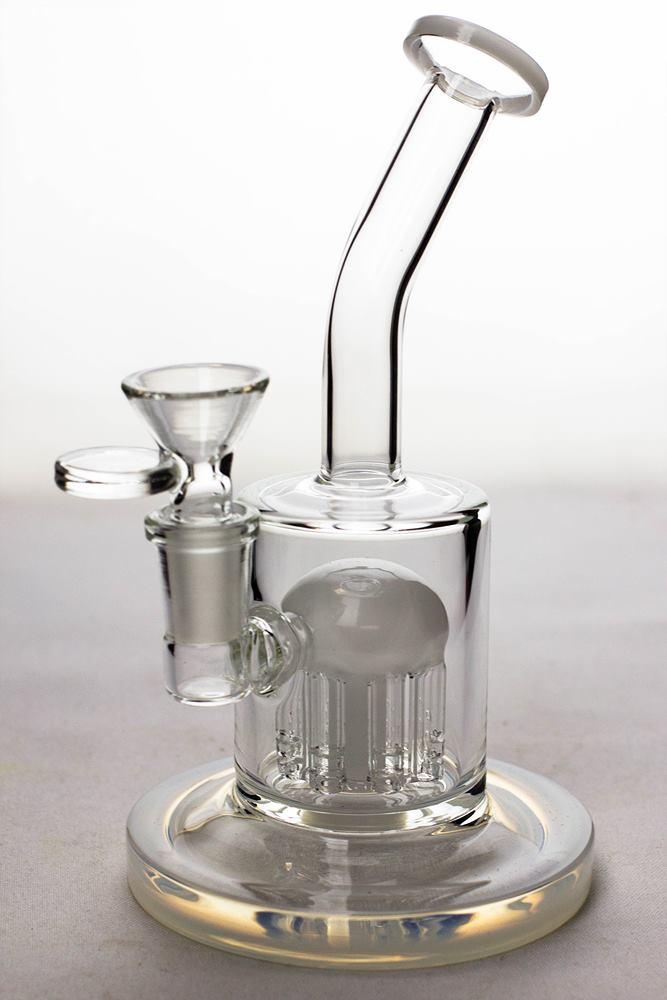 7" bent neck bubbler with 8-arm diffuser — Bong Outlet Canada