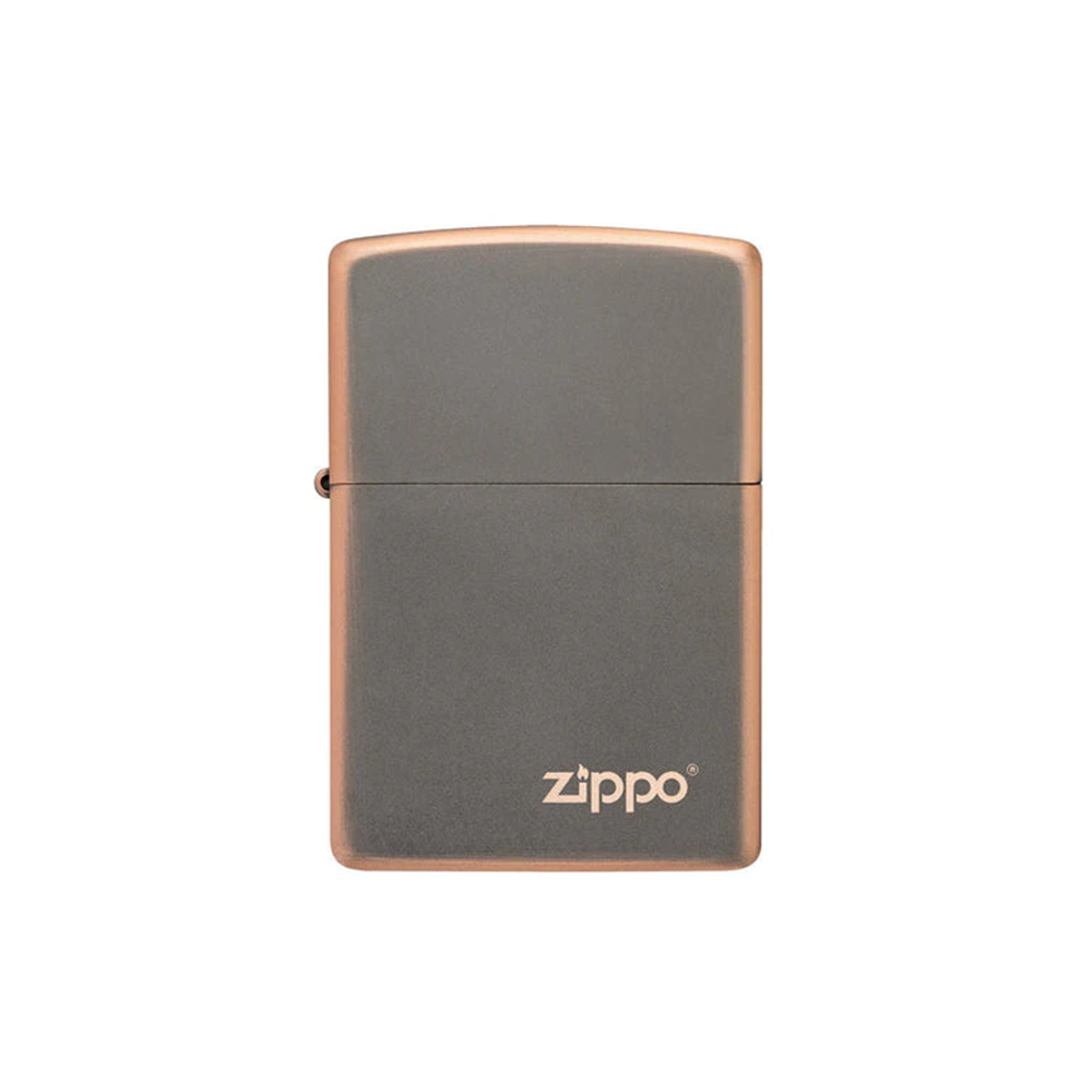Zippo 49839ZL Rustic Bronze with Zippo logo — Bong Outlet Canada