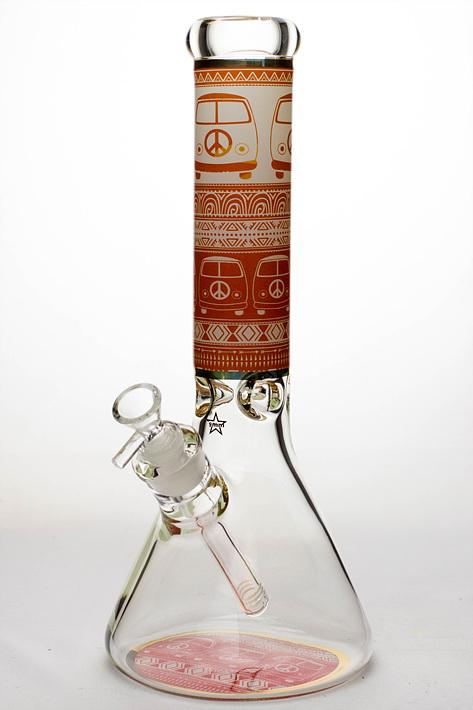 13" peace bus 9 mm classic beaker glass bong — Bong Outlet Canada