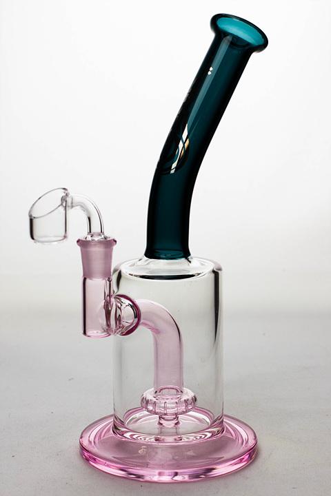 10" Genie two tone rig with a shower head diffuser — Bong Outlet Canada