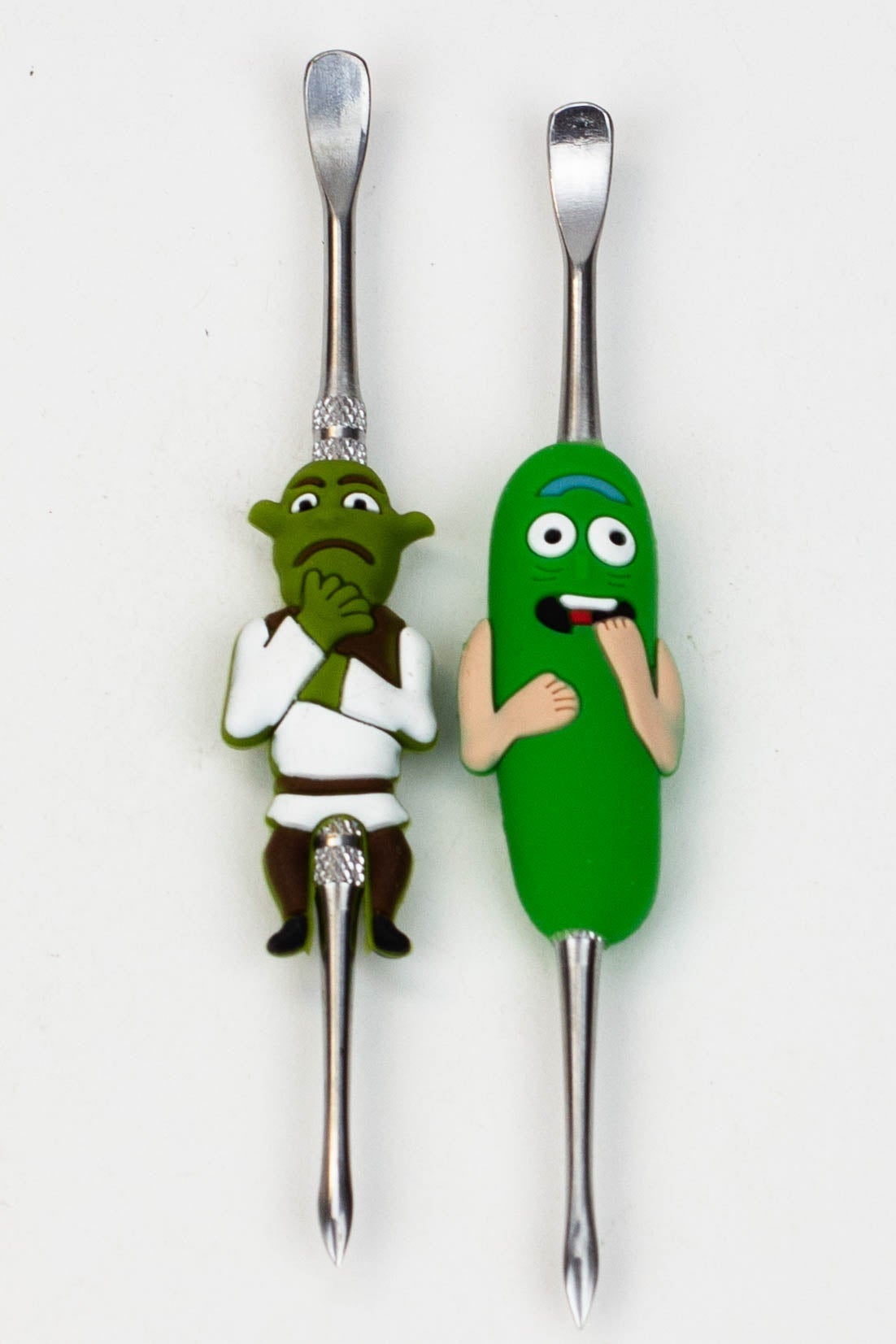 Metal dabber with Cartoon Silicone — Bong Outlet Canada