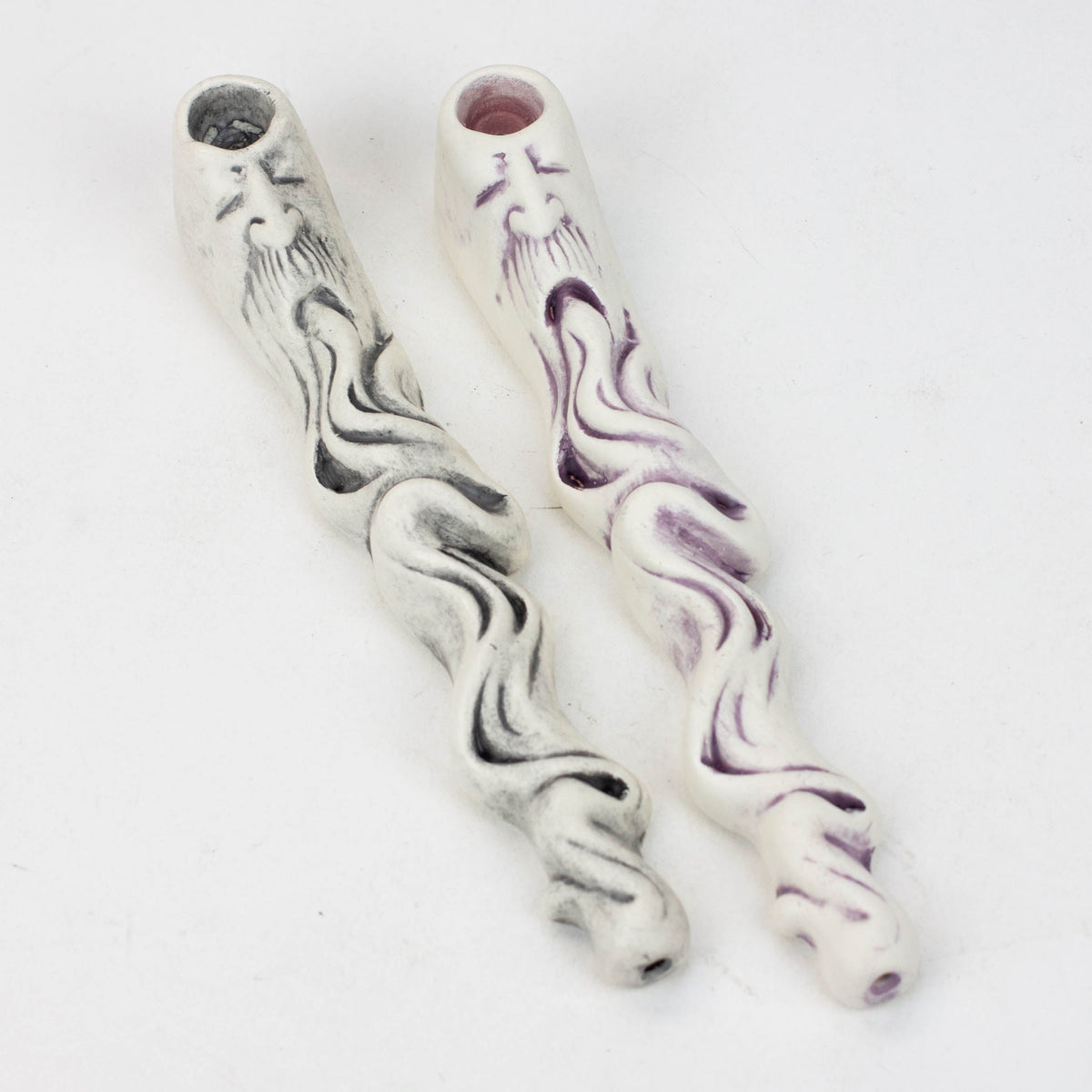 Handmade Ceramic Smoking Pipe [WIZARD/XL] — Bong Outlet Canada