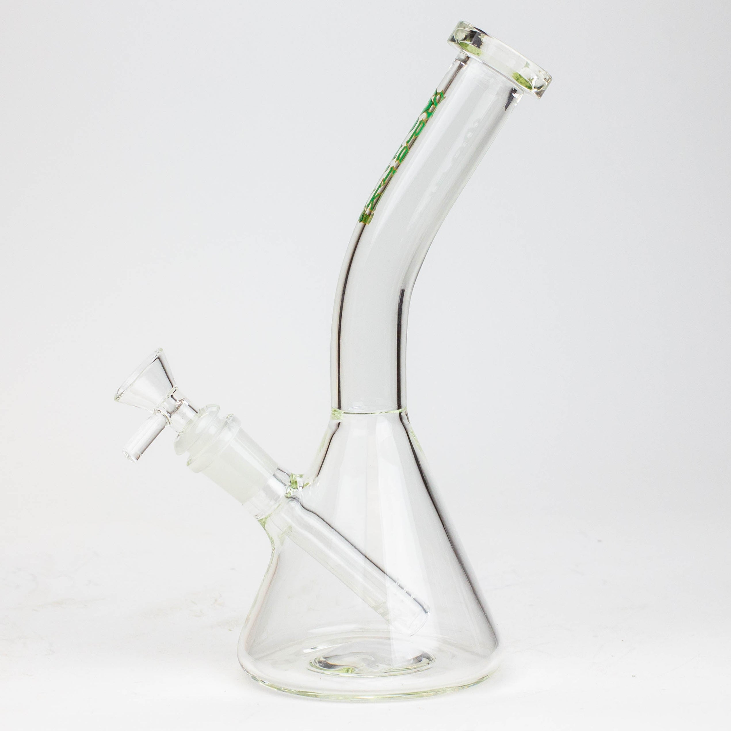 10" SPARK beaker thick glass bent neck water bong — Bong Outlet Canada